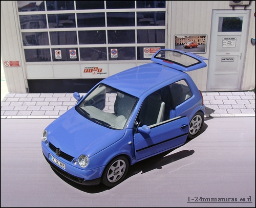 1/24 Diecast miniaturas: Volkswagen Lupo , 1/24 welly , N -197