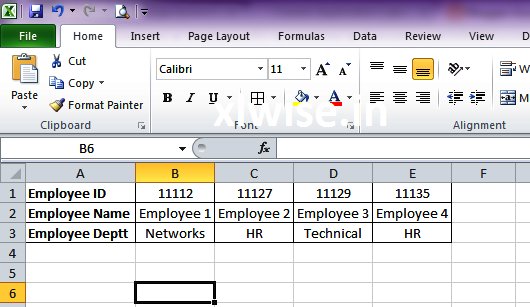 HLOOKUP Function in Excel - Excel, the wise way
