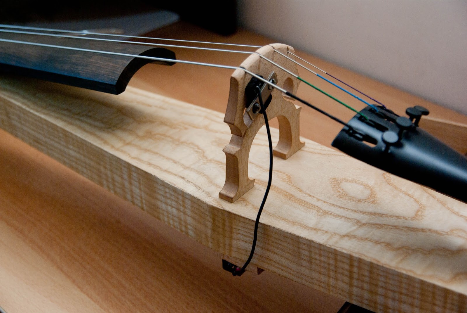 DIY FUNWORKS: Updates DIY Electric Cello - adjustments for upper positions.