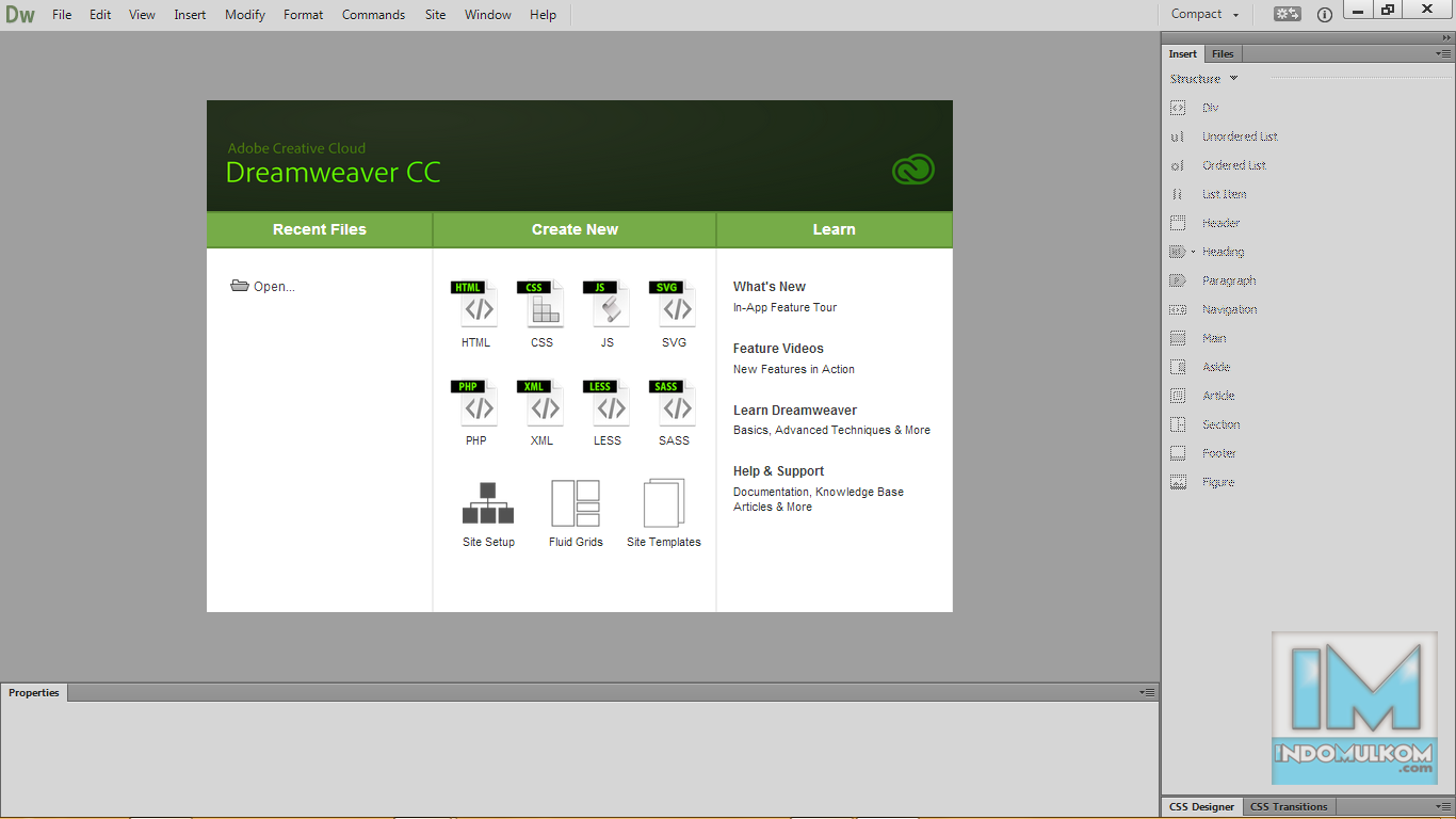 Adobe Dreamweaver CC 2014 ~ IndoMulkom