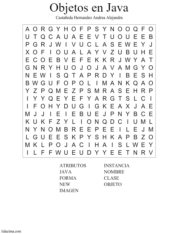 Desarolla Software Utilizando Programacion Orientada a Objetos-3°A- AACH : OBJETOS EN JAVA Y ...