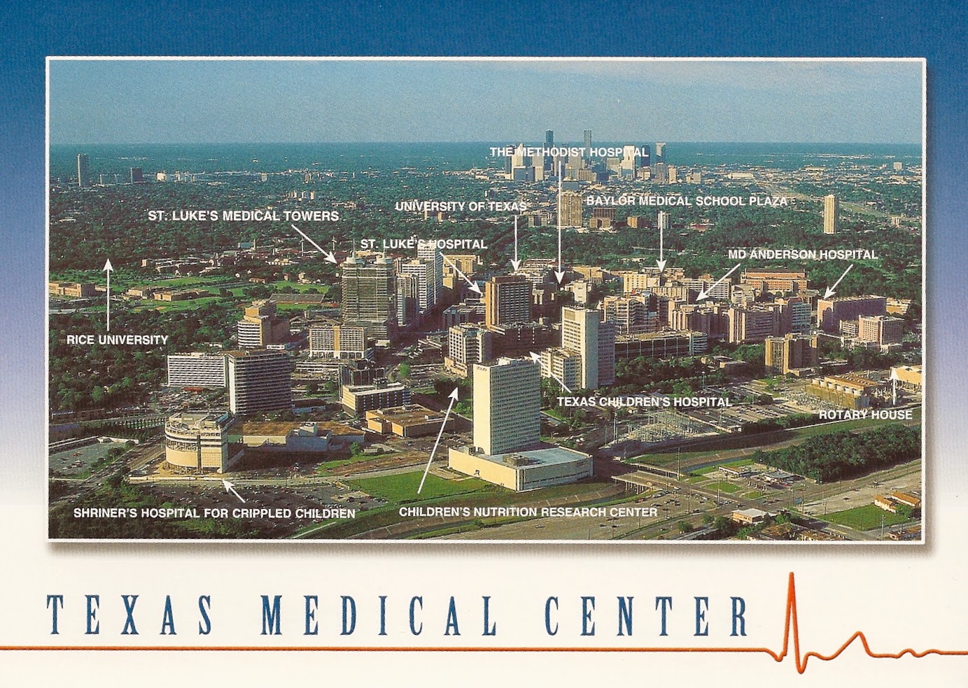 My Favorite Views: Texas - Houston, Medical Center, Aerial View