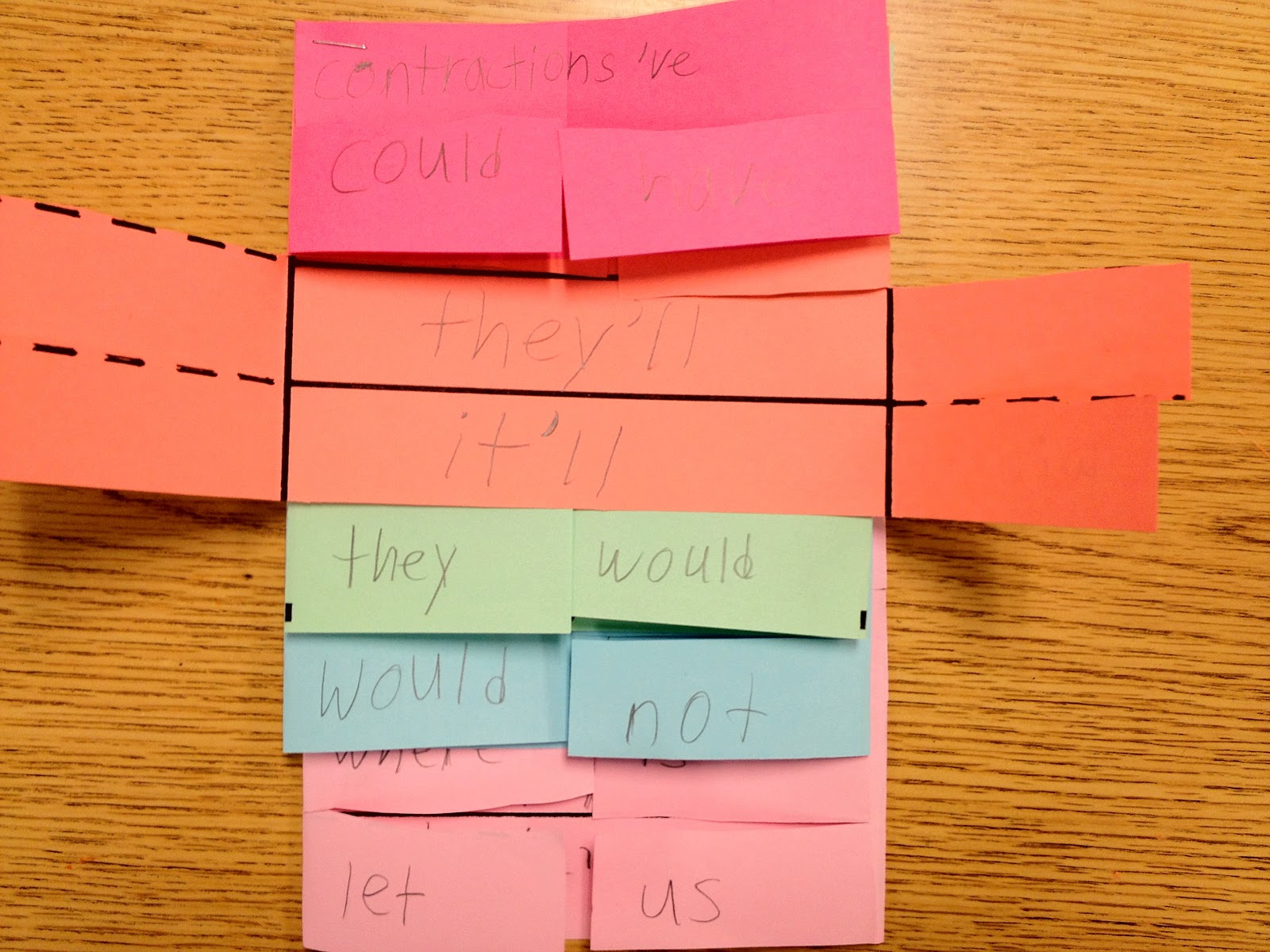 Creatively Classy: Contractions Flip Book