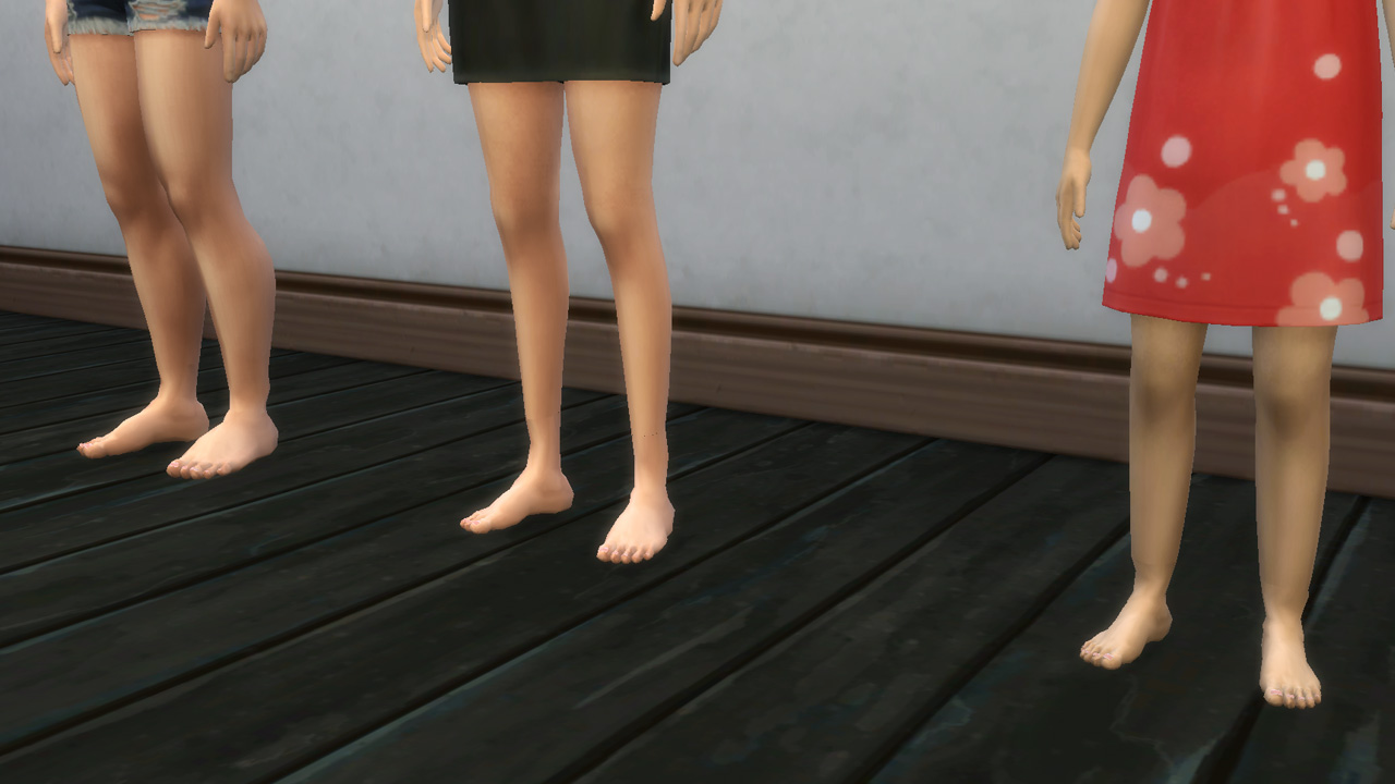 Симс 4 ступни