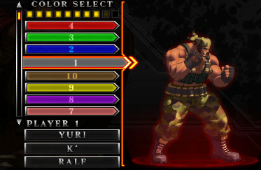 Default Extra Color. | KoF XIII new extra costume