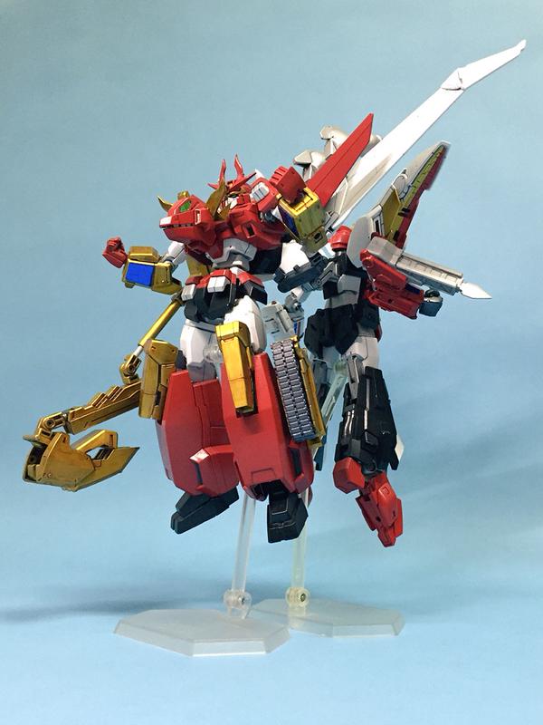Custom Build: Gundam Kit Bash Brave Command "Super Fire Dagwon"