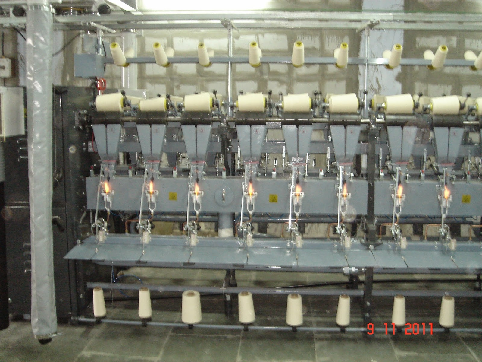 GAS YARN SINGEING MACHINE - GASSING MACHINE: Manufacturer of Gas Yarn ...