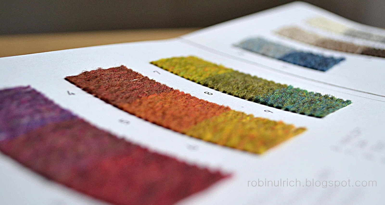 Robin Ulrich Studio: Favorite Thing - Yarn Shade Cards