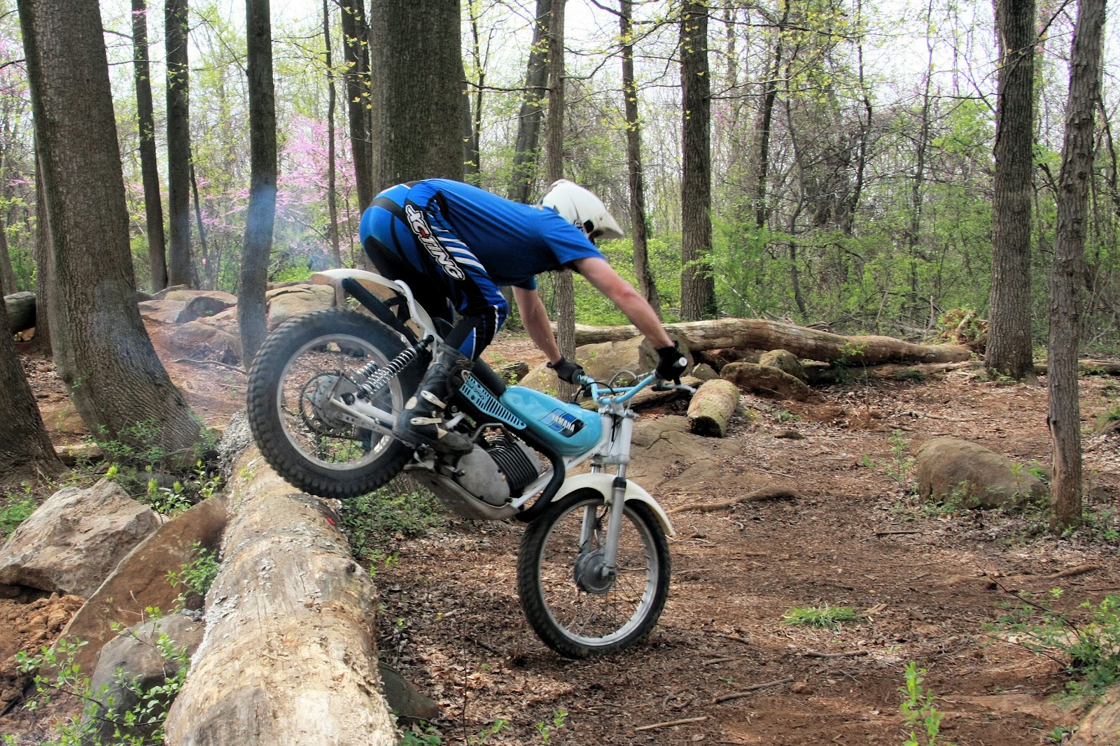The Clicks Of My Shutter: Josh Riding a Vintage Trials Bike