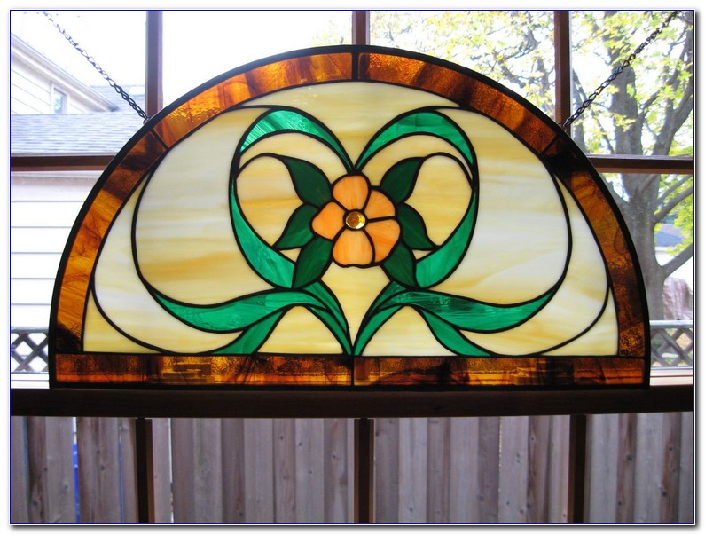 Half Round Stained Glass Window Patterns - Glass Designs