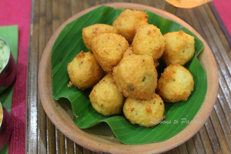 Thavala Vada with Coconut Chutney - Ribbons to Pastas