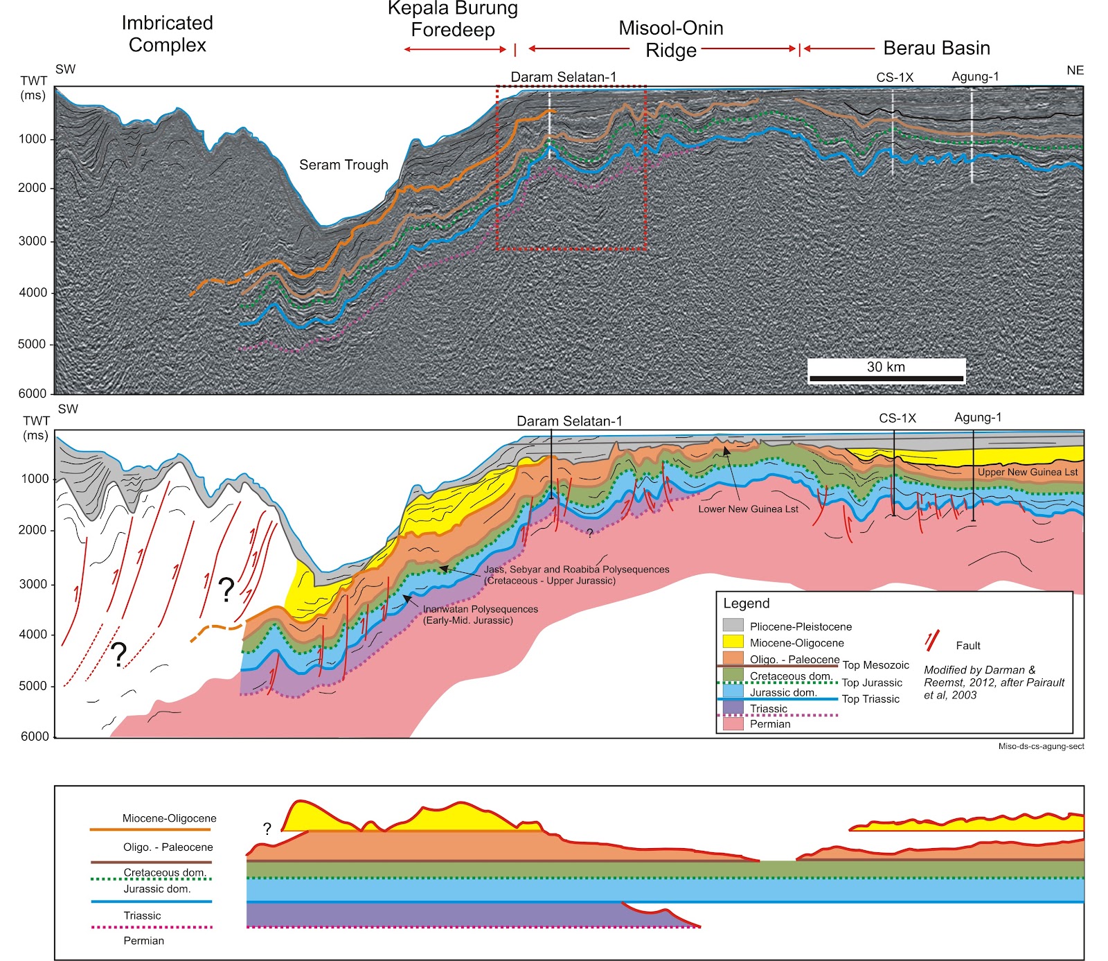 Seismic Atlas of SE Asian Basins: Seram Sea and Bintuni Basin