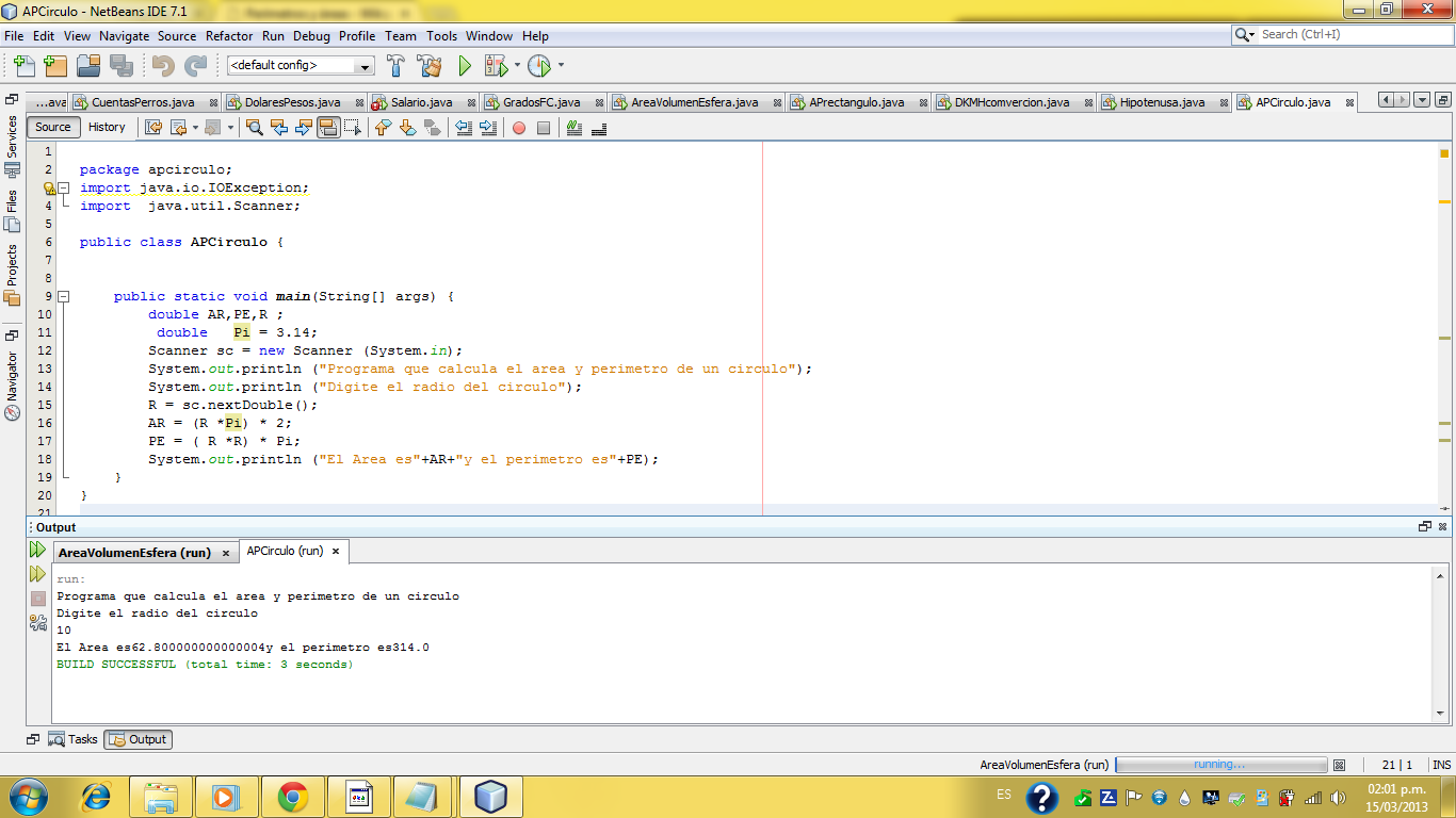 Calcular El Area Y Perimetro De Un Circulo En Java - 2024 Company Salaries
