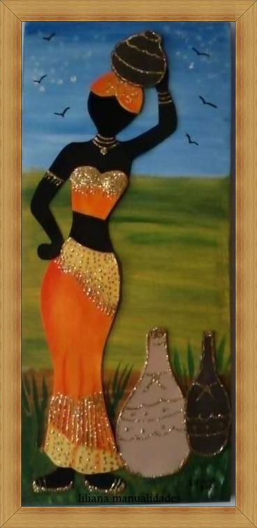 CUADRO DE LA NEGRA AFRICANA