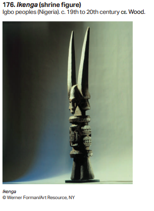 AP Art History 250: 176. Ikenga (shrine figure)