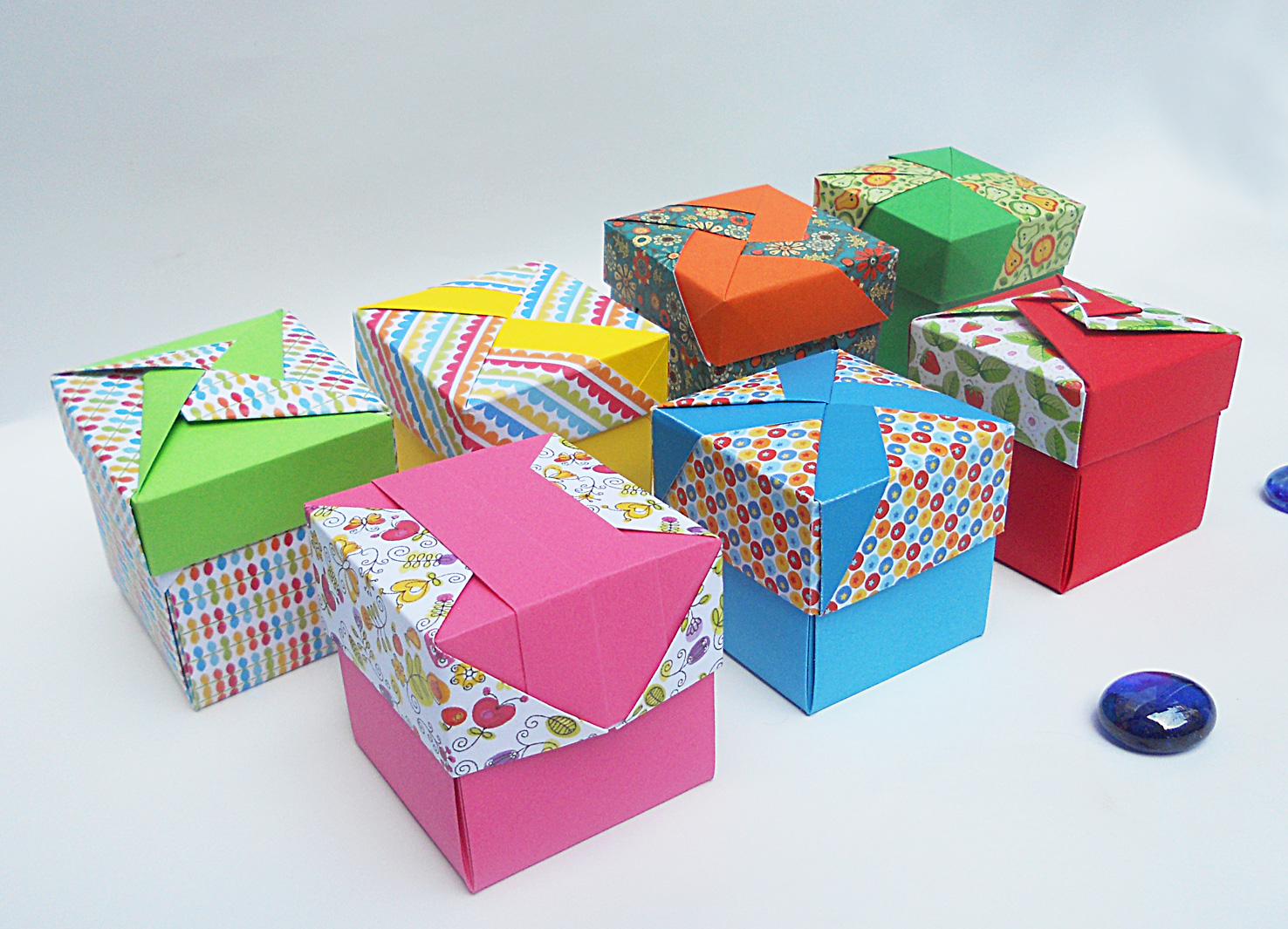 mas origami: Cajas modulares