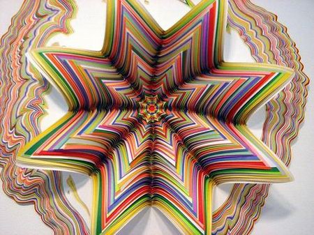 Simple but Beautiful! Rotating Paper Art - Global Newspaper