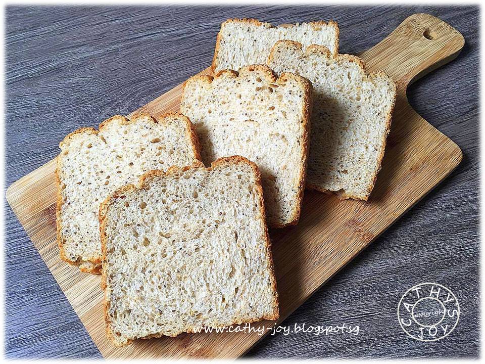 cathy's joy: Wholemeal Bread ~ 17hrs Pre-fermented Sponge Dough