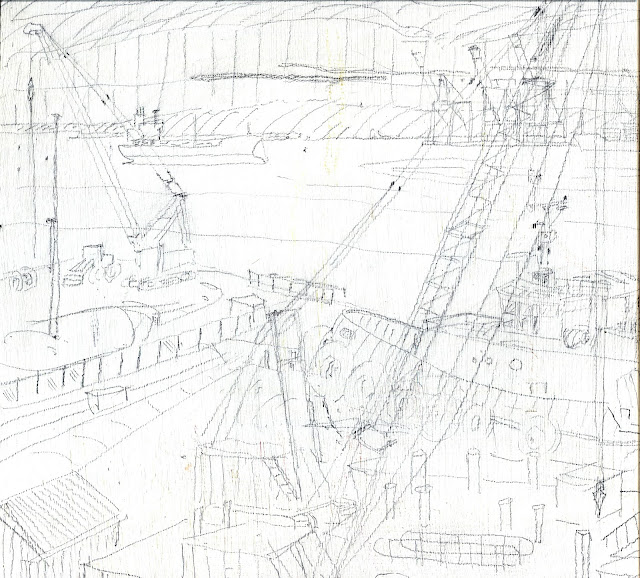 Drawing around Halifax Harbour | Brian Sloan