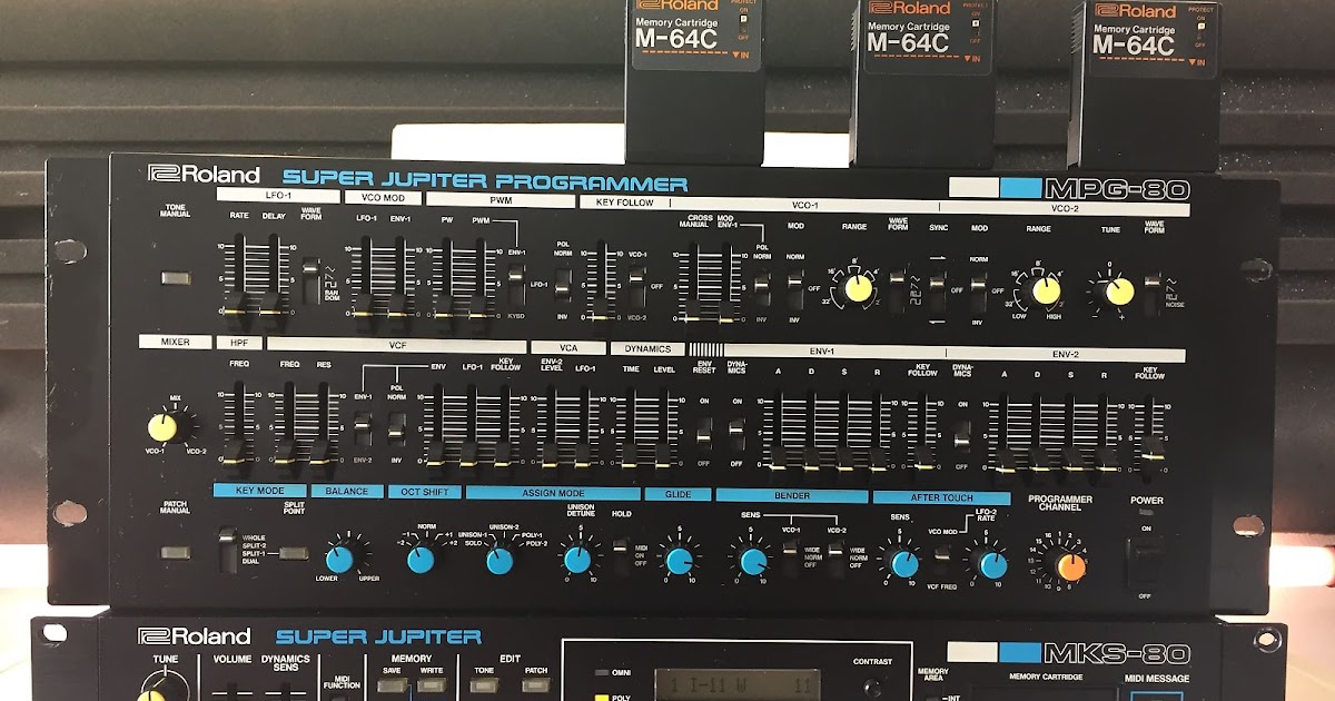 MATRIXSYNTH: Roland MKS 80 rev 5 + MPG 80 w/ 3 64C Carts