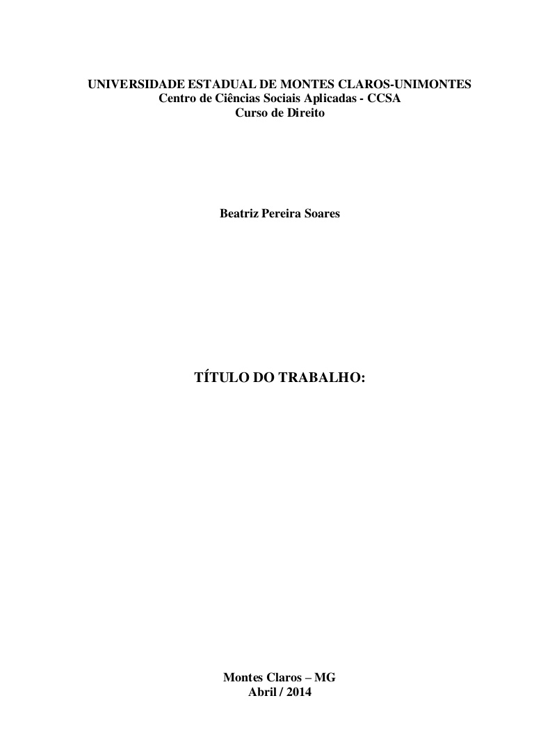 capa de trabalho unip - wood scribd braxin