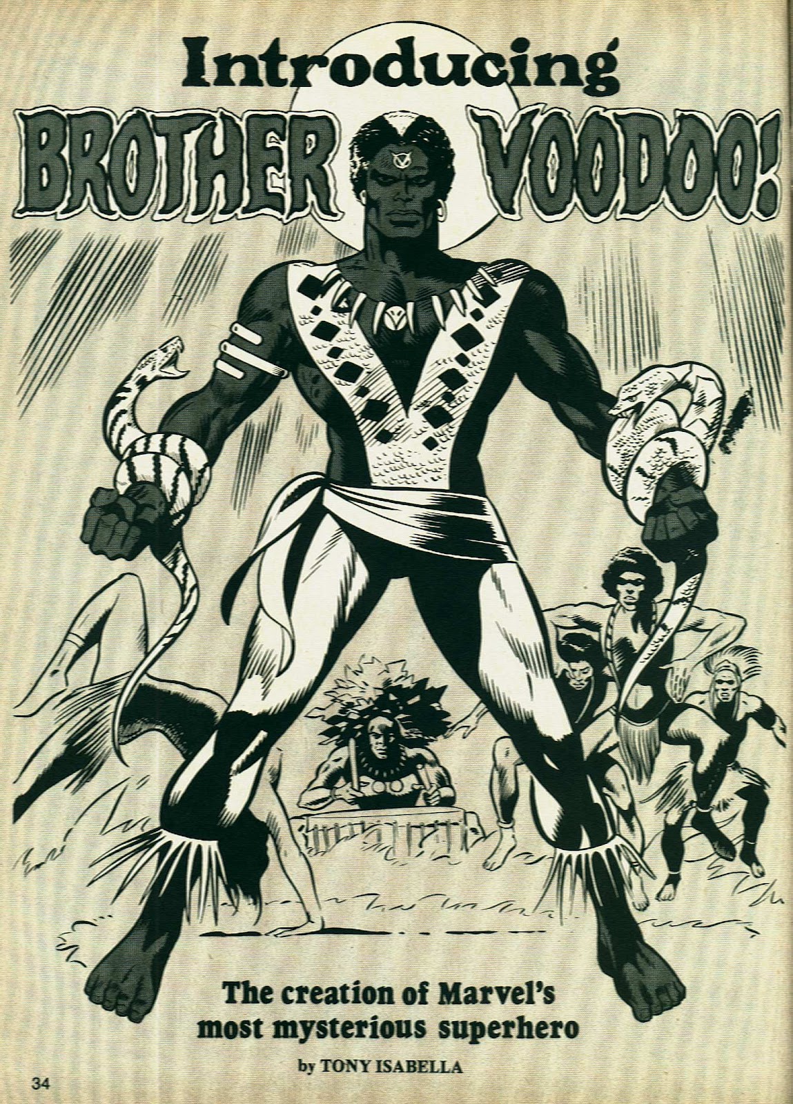 Rip Jagger's Dojo: Marvel Horror - Brother Voodoo!
