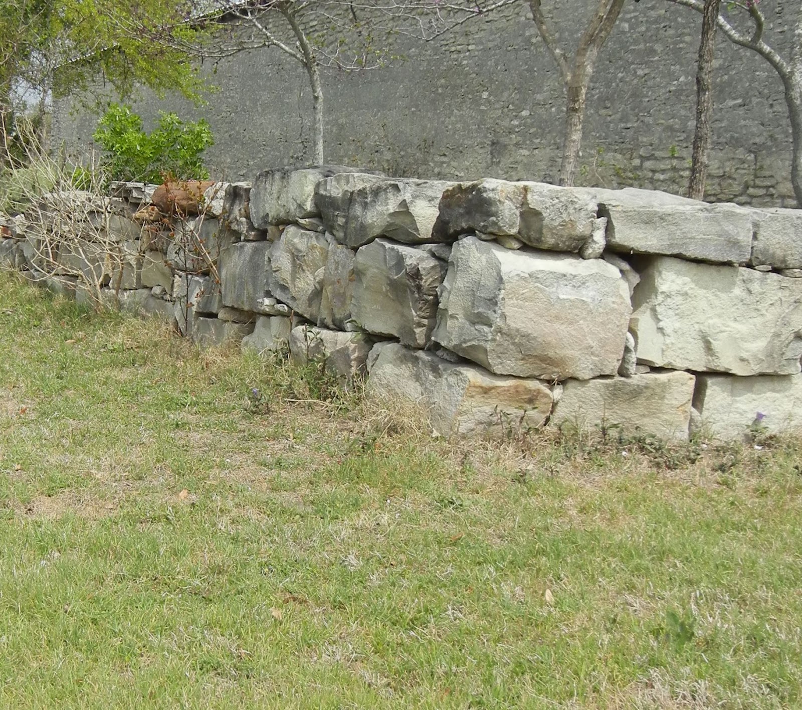 Meggie On The Prairie: Friday Fences...Stone Fence in Texas