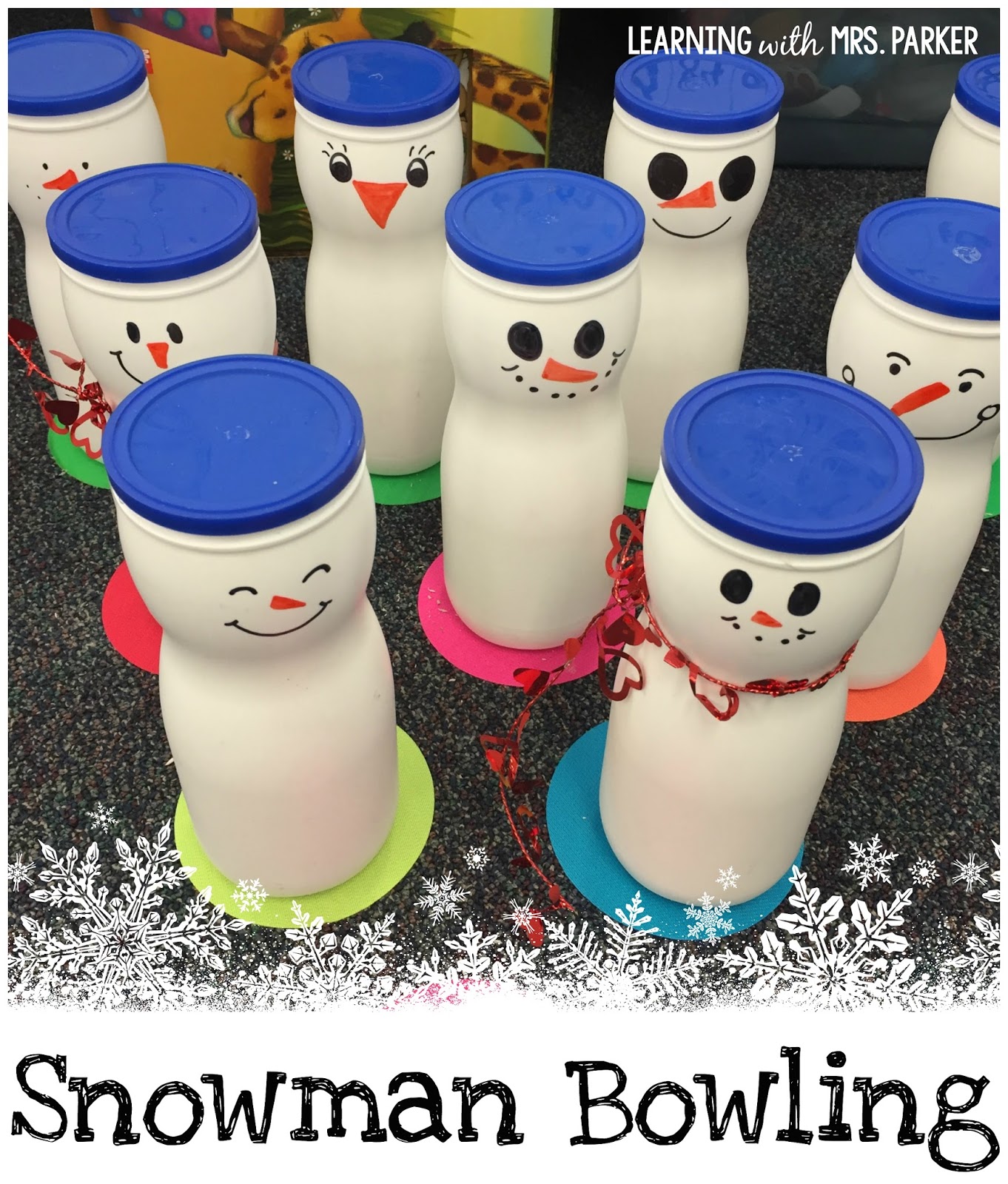 Winter Games - 3 Simple Centers - Learning With Mrs. Parker