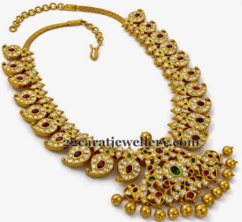 White Stones Manga Mala - Jewellery Designs