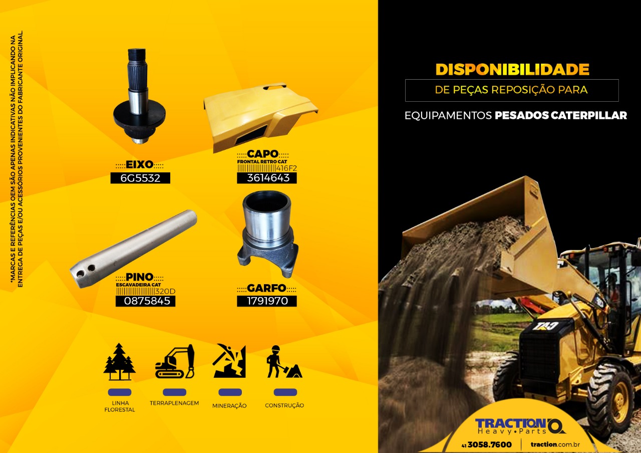 TRACTION PEÇAS REPOSIÇÃO PARA TRATORES CATERPILLAR: janeiro 2019