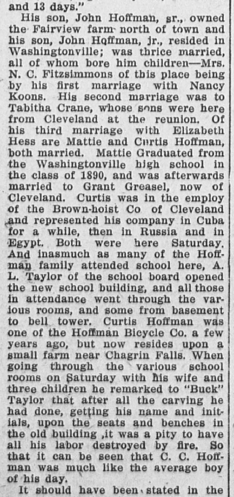 kinexxions: The 1913 Hoffman Family Reunion