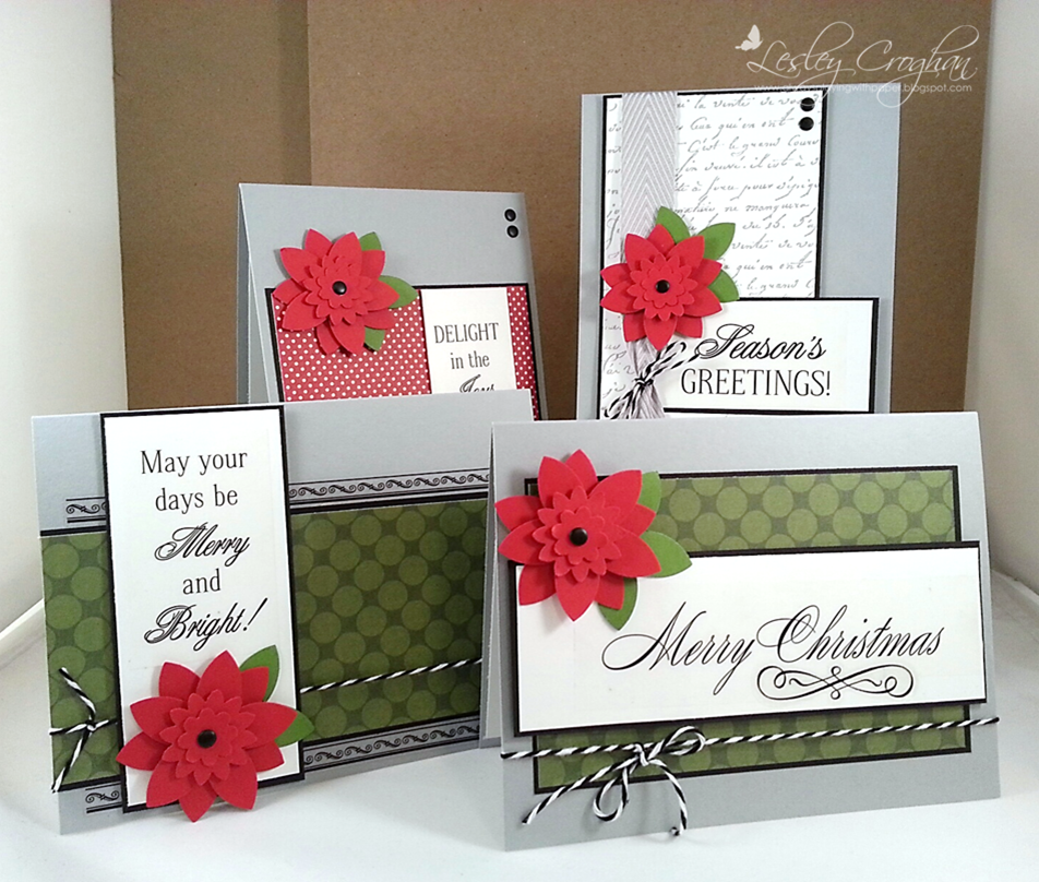 SRM Stickers: Fancy Christmas Cards by Lesley