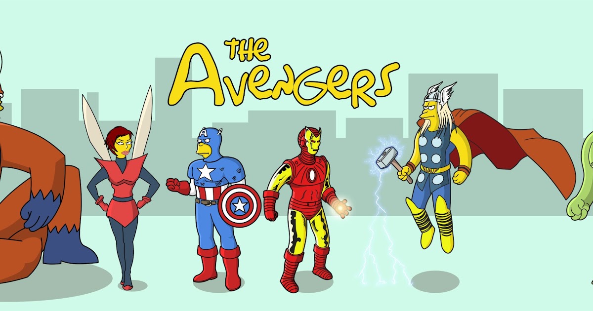 Cartoon Or Anime: The Simsons Avengers