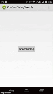 Android Confirm Dialog Library - Material Design Hub