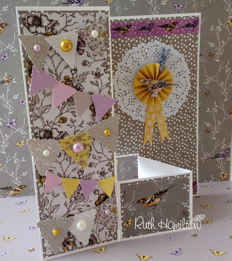 A Passion For Cards: How to make a ZFold slit card - Dovecraft "Nature ...