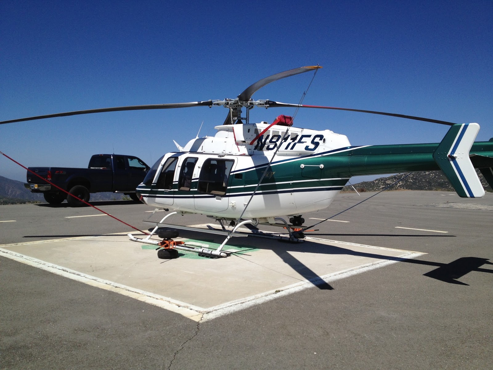 Hundewanderer.com: USFS Keenwild Helitack, Mountain Center, CA