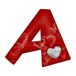 ® Colección de Gifs ®: IMÁGENES DE LETRAS ROJAS