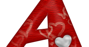 ® Colección de Gifs ®: IMÁGENES DE LETRAS ROJAS