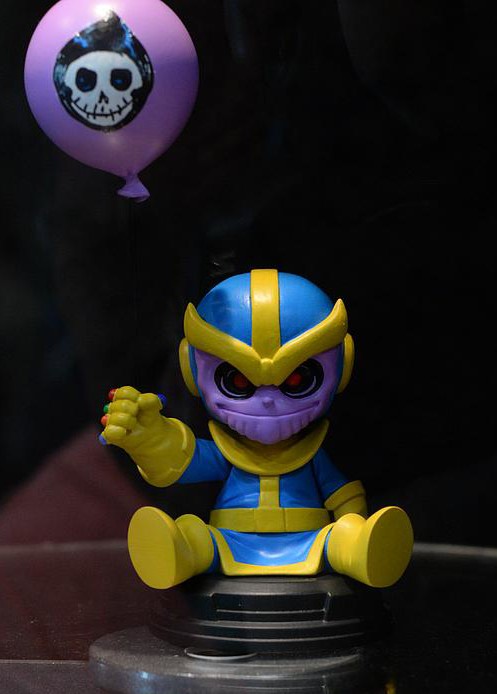 IRON MAN, CAPTAIN AMERICA and THANOS Skottie Young Marvel Baby Statues ...