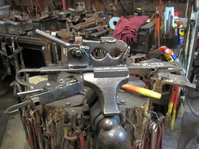 Persimmon Forge: Professional Blacksmithing: How I Make Gate Fullers