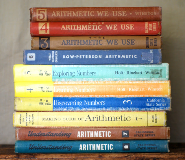 The Copycat Collector: COLLECTION #51: Vintage School Arithmetic Books