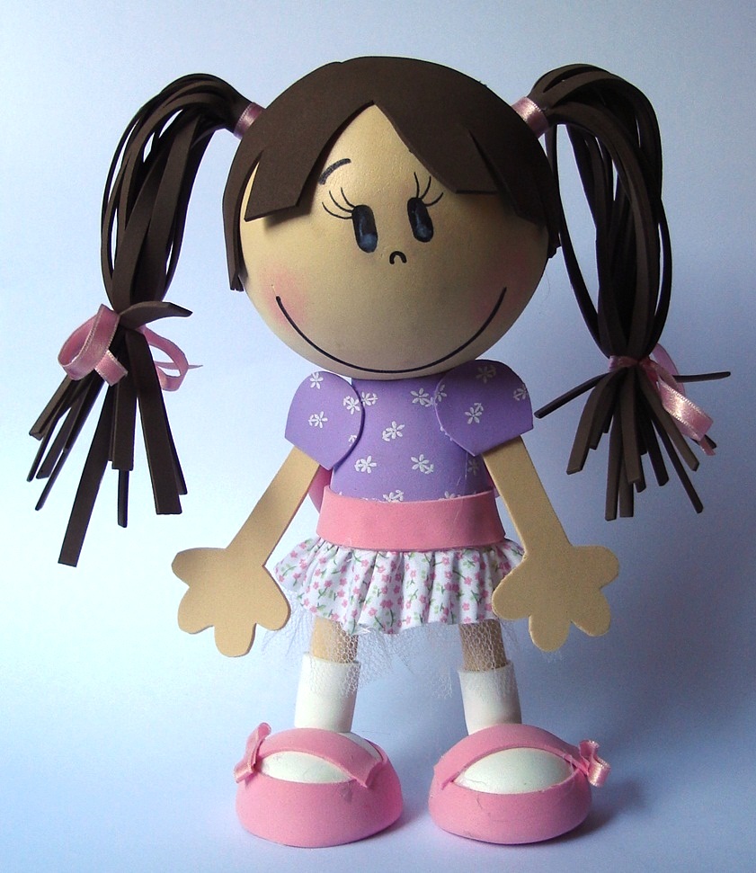 Mas é Cada Idéia: Bonecos de EVA