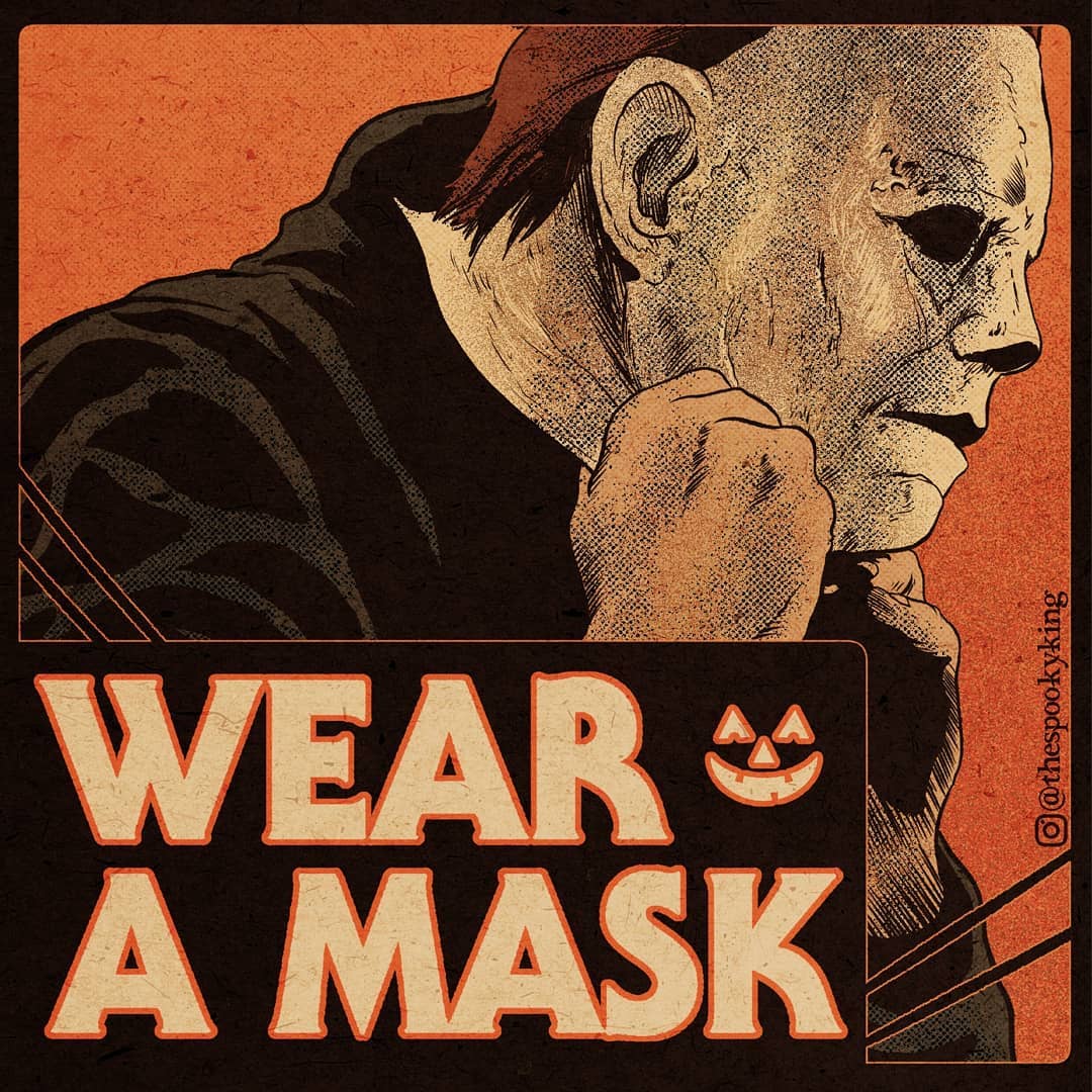 The Horrors of Halloween: MICHAEL MYERS Artwork, Stickers, T-shirt ...