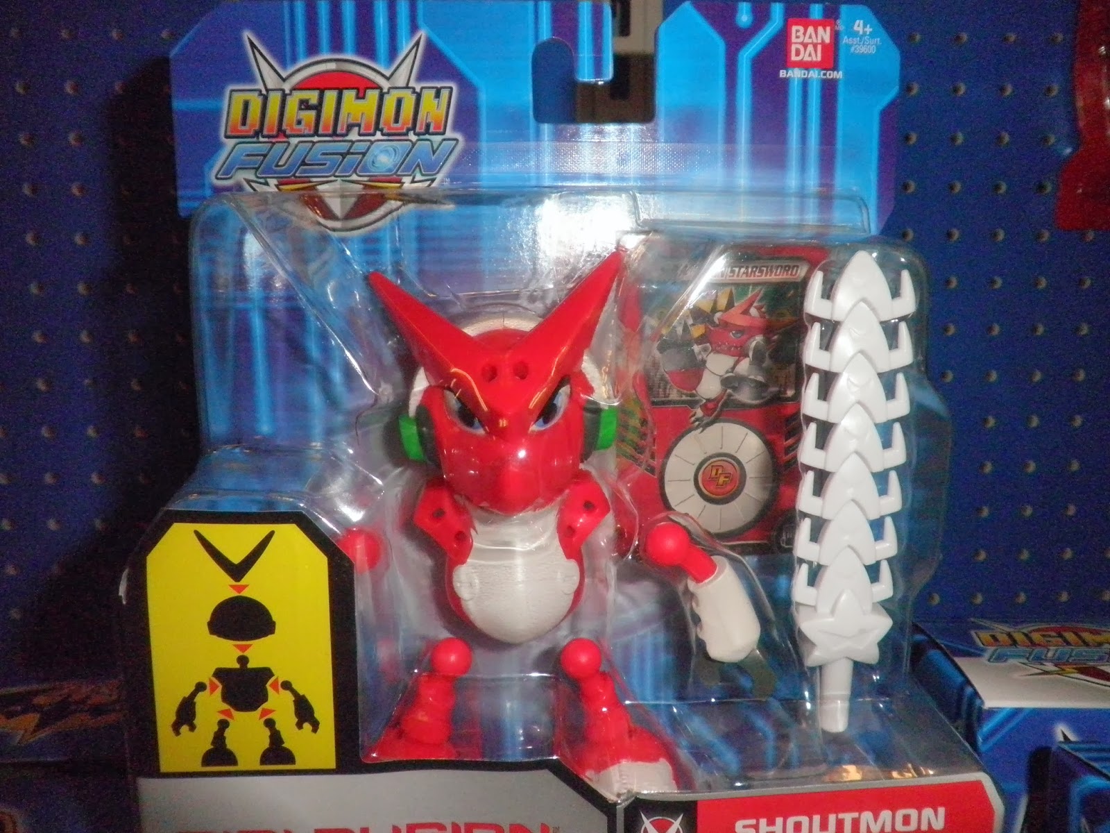 Digital-Ranger's Blog: Toy Review: Digimon Fusion Shoutmon Figure