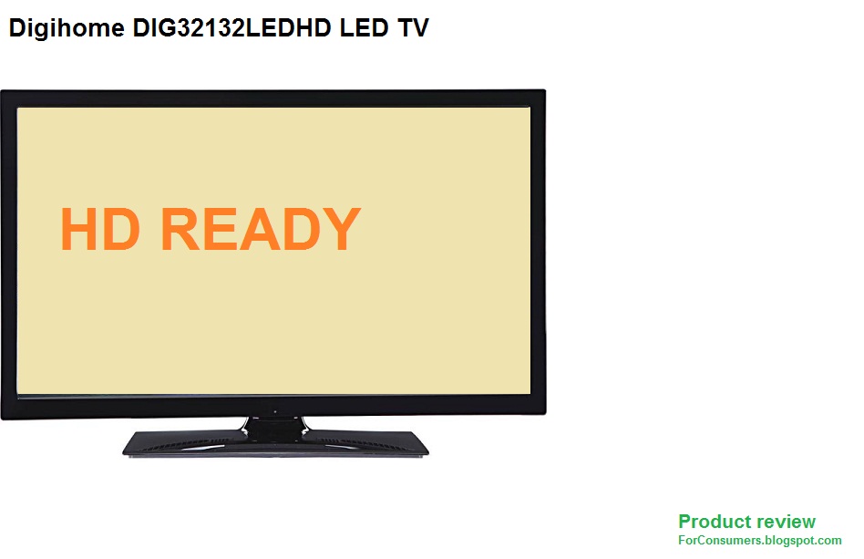 Digihome DIG32132LEDHD LED TV specs and review | TEST and REVIEW