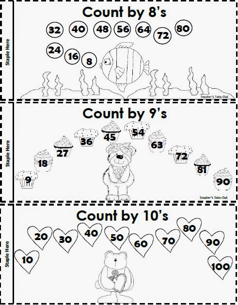 Teacher's Take-Out: FREE Skip Counting Booklet