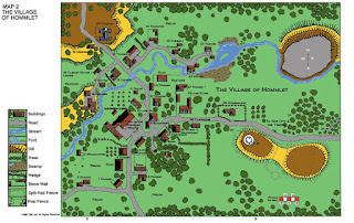 Little Odo's Grand Days Out: The Village of Hommlet - Map