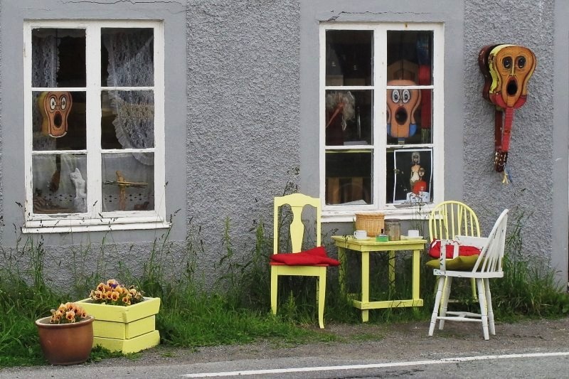 Ultima Thule: Stamsund, Lofoten Islands- cheerful scenery plus a ...