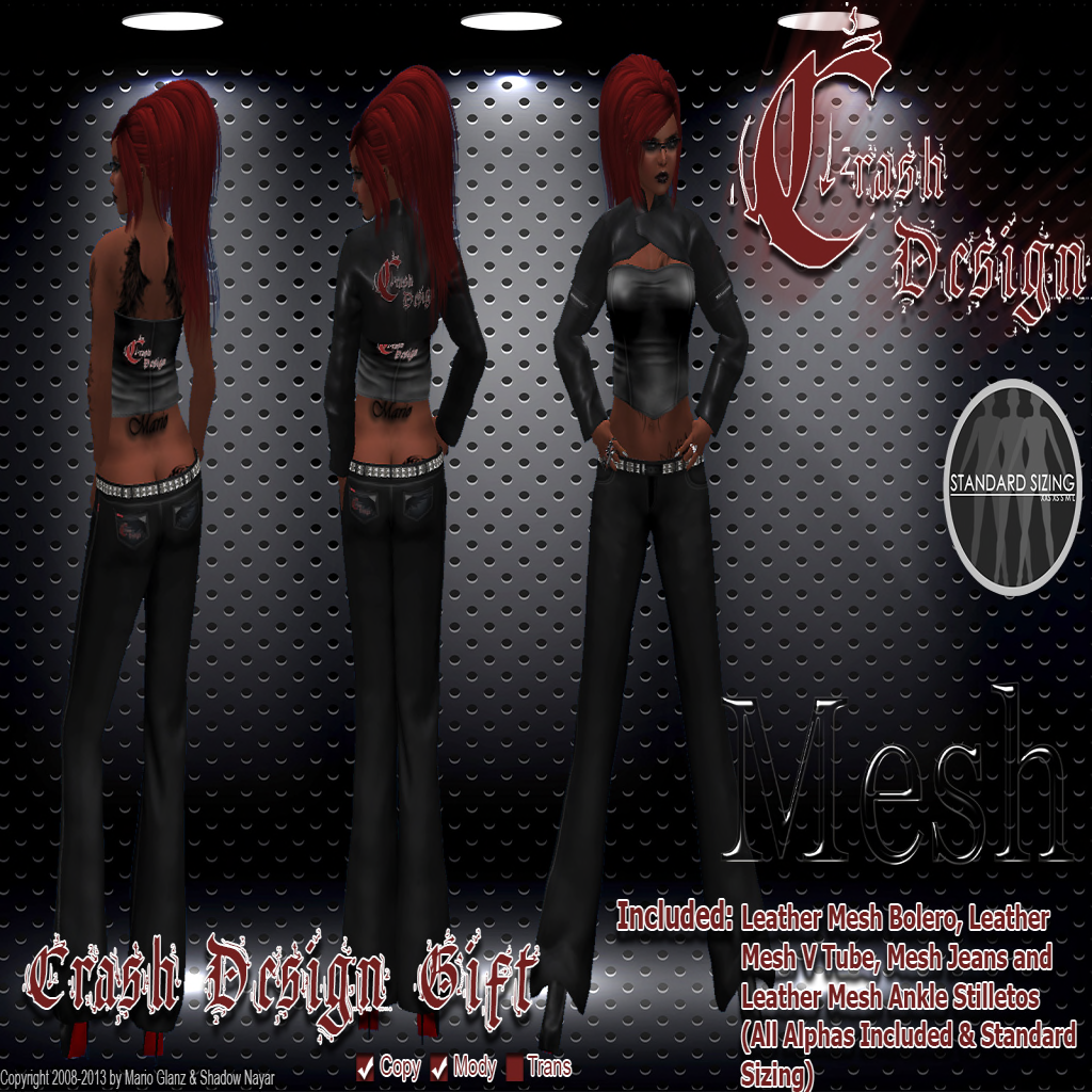 CRASH DESIGN - OUTFITS - THIRD LIFE