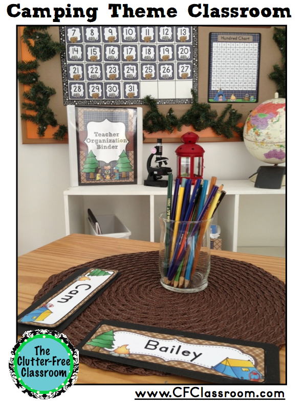 Clutter-Free Classroom: Camping Themed Classrooms